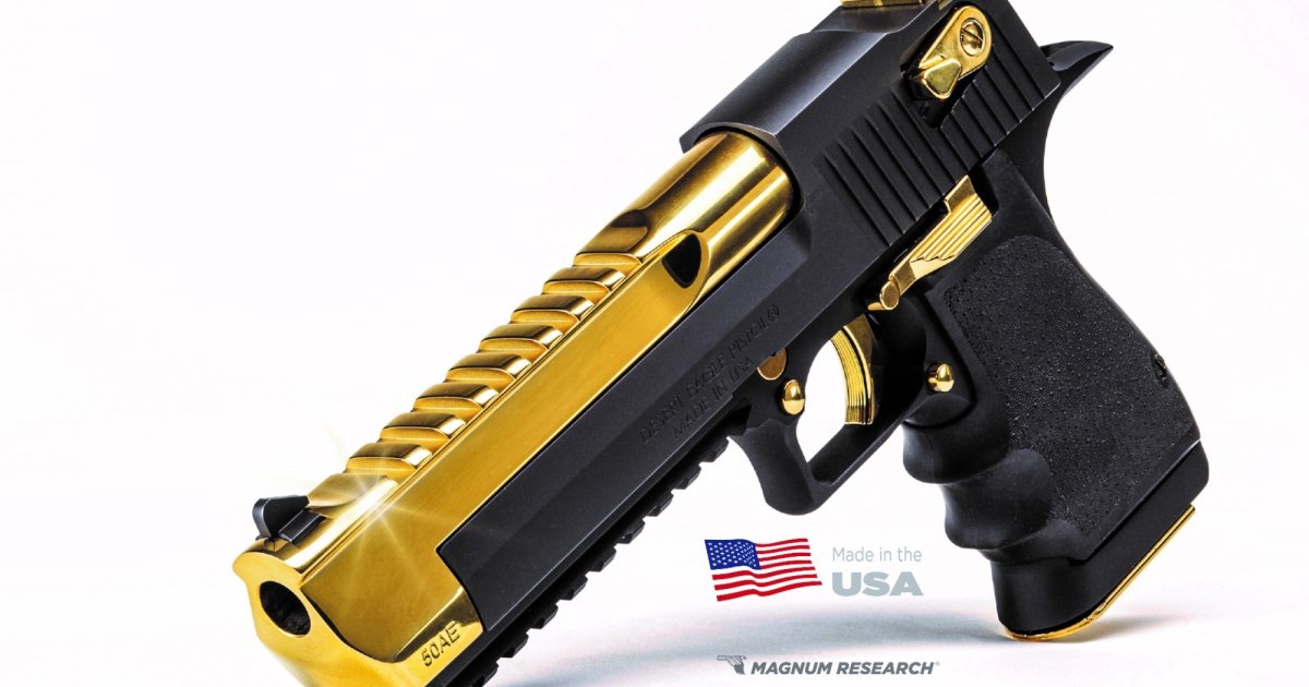 Real Golden Desert Eagle Desert Eagle Gel Blaster Goud