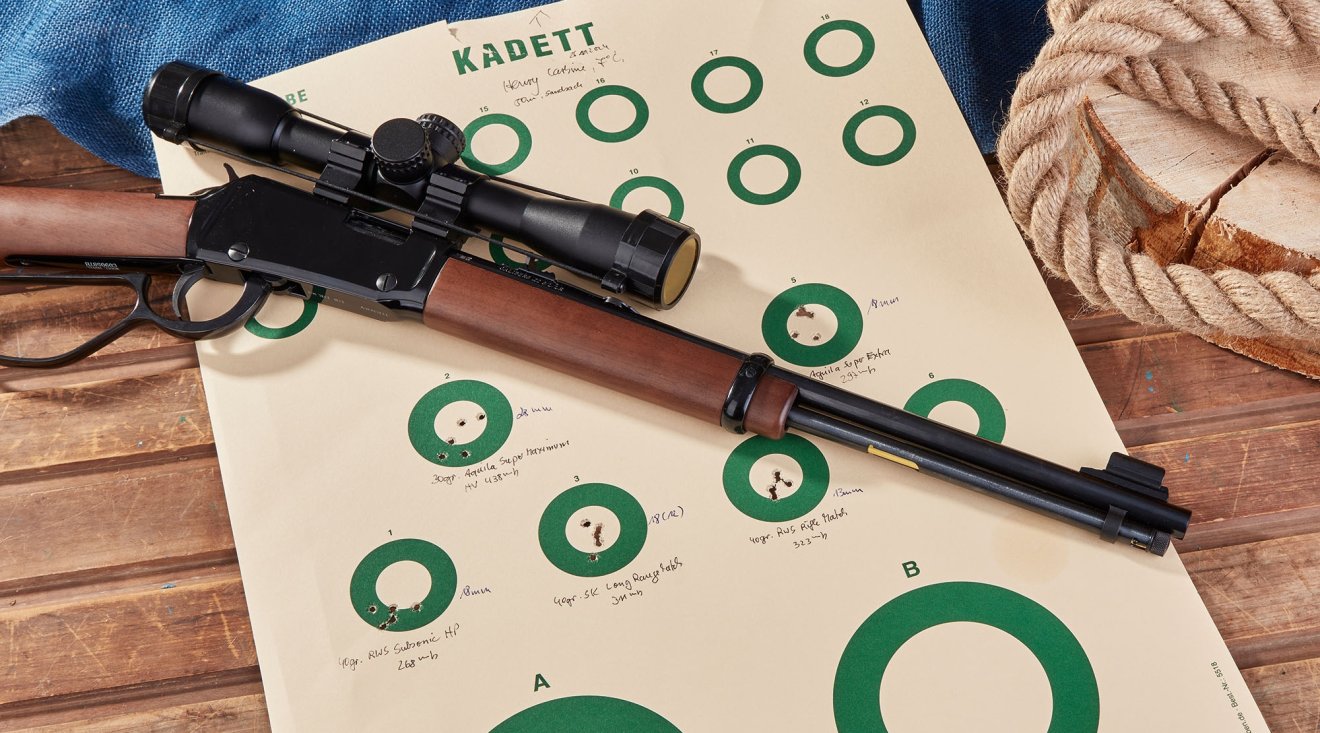 Two different lever-action rifles from Henry Repeating Arms: Golden Boy ...
